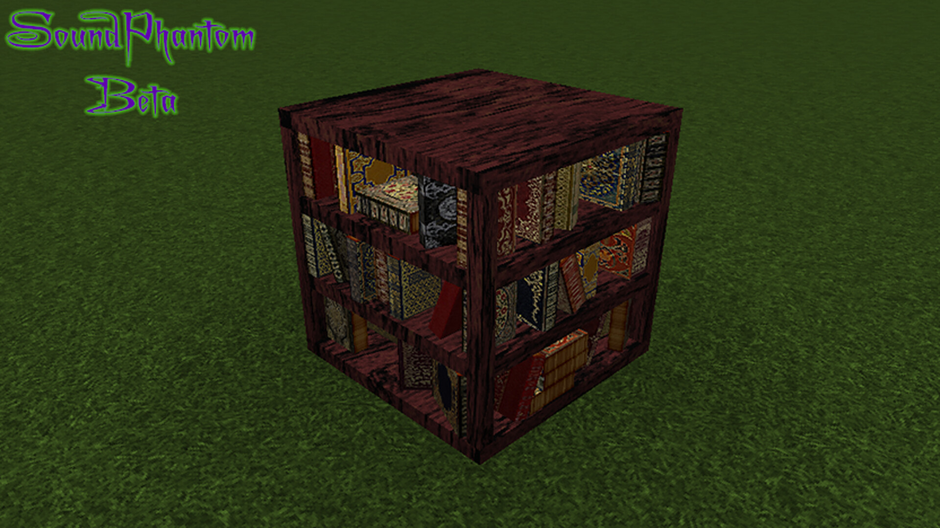 SoundPhantom's 128x 3-D Bookshelf Minecraft Texture Pack
