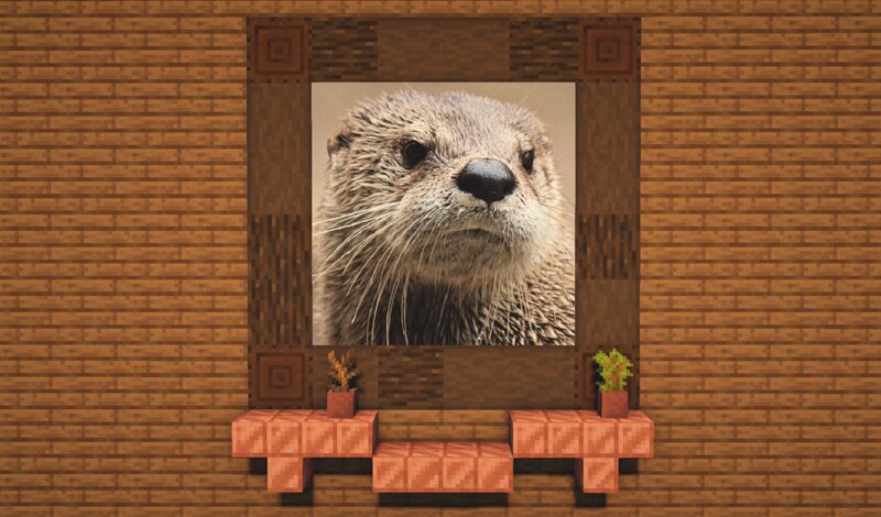 The Big Otter Painting Texture Pack Minecraft Texture Pack