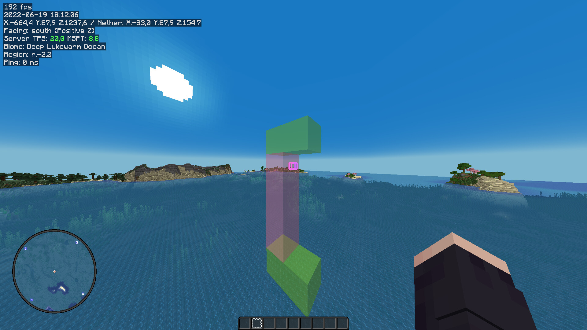 Invisibility Button Minecraft Texture Pack