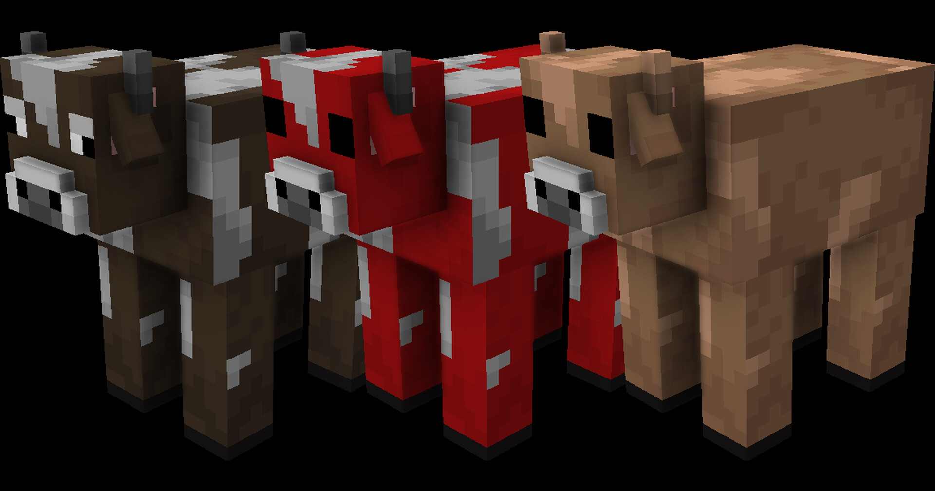 Better cow and mooshroom model [Bedrock] [Enhanced Vanilla Model ...