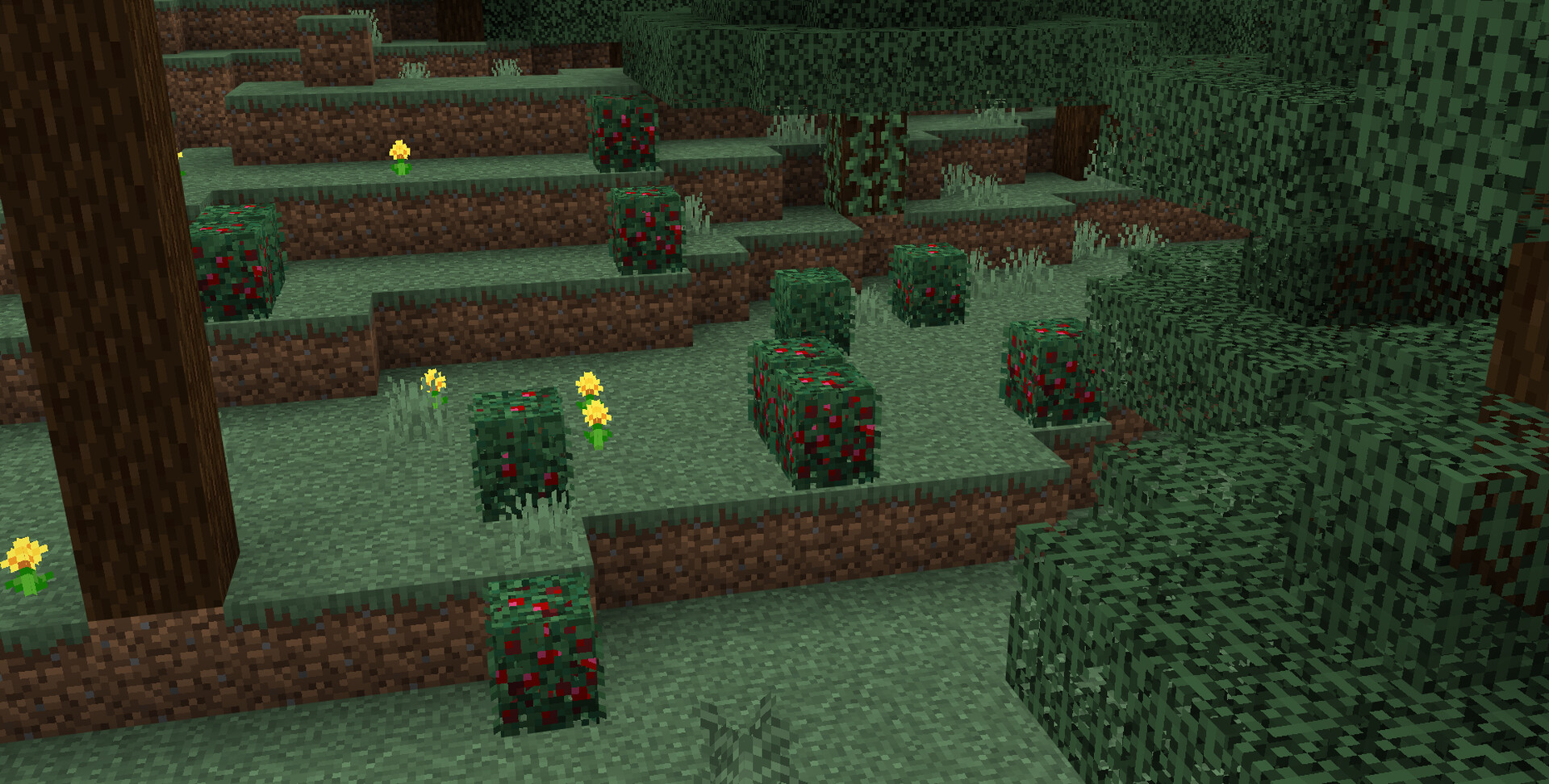Bushy Sweet Berry Bush | Bedrock Edition Minecraft Texture Pack