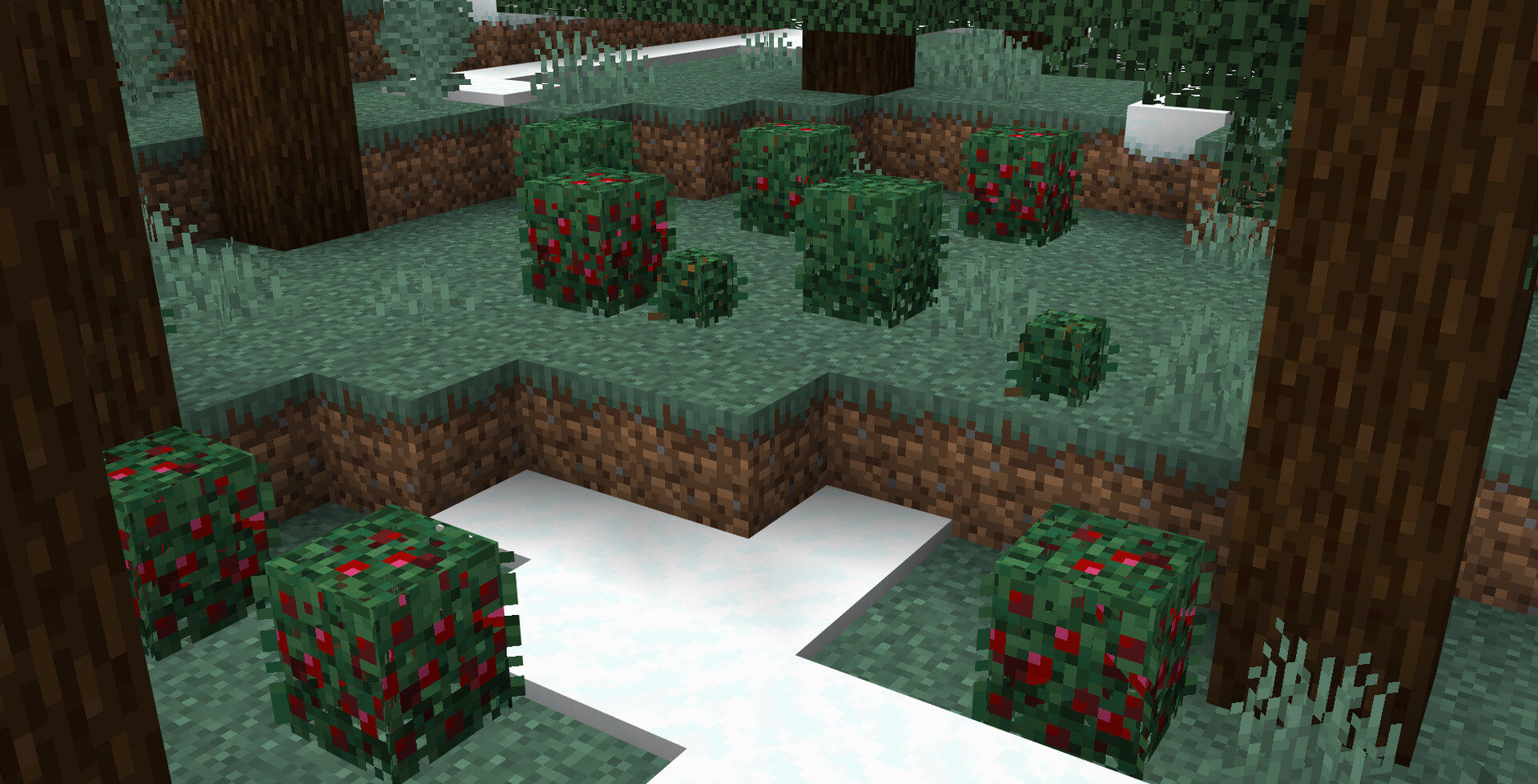 Bushy Sweet Berry Bush | Bedrock Edition Minecraft Texture Pack