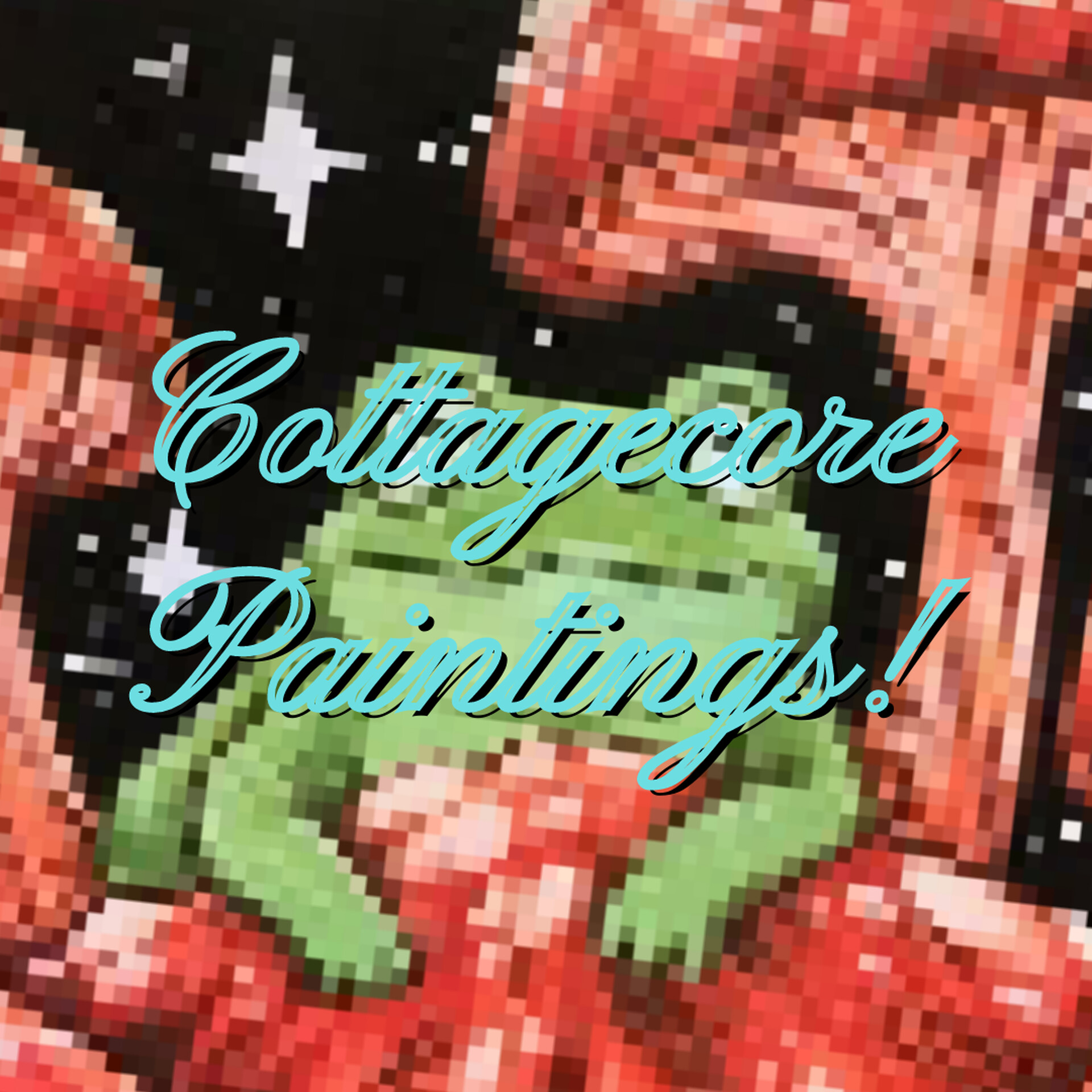 Cottagecore Aesthetic Paintings! Minecraft Texture Pack
