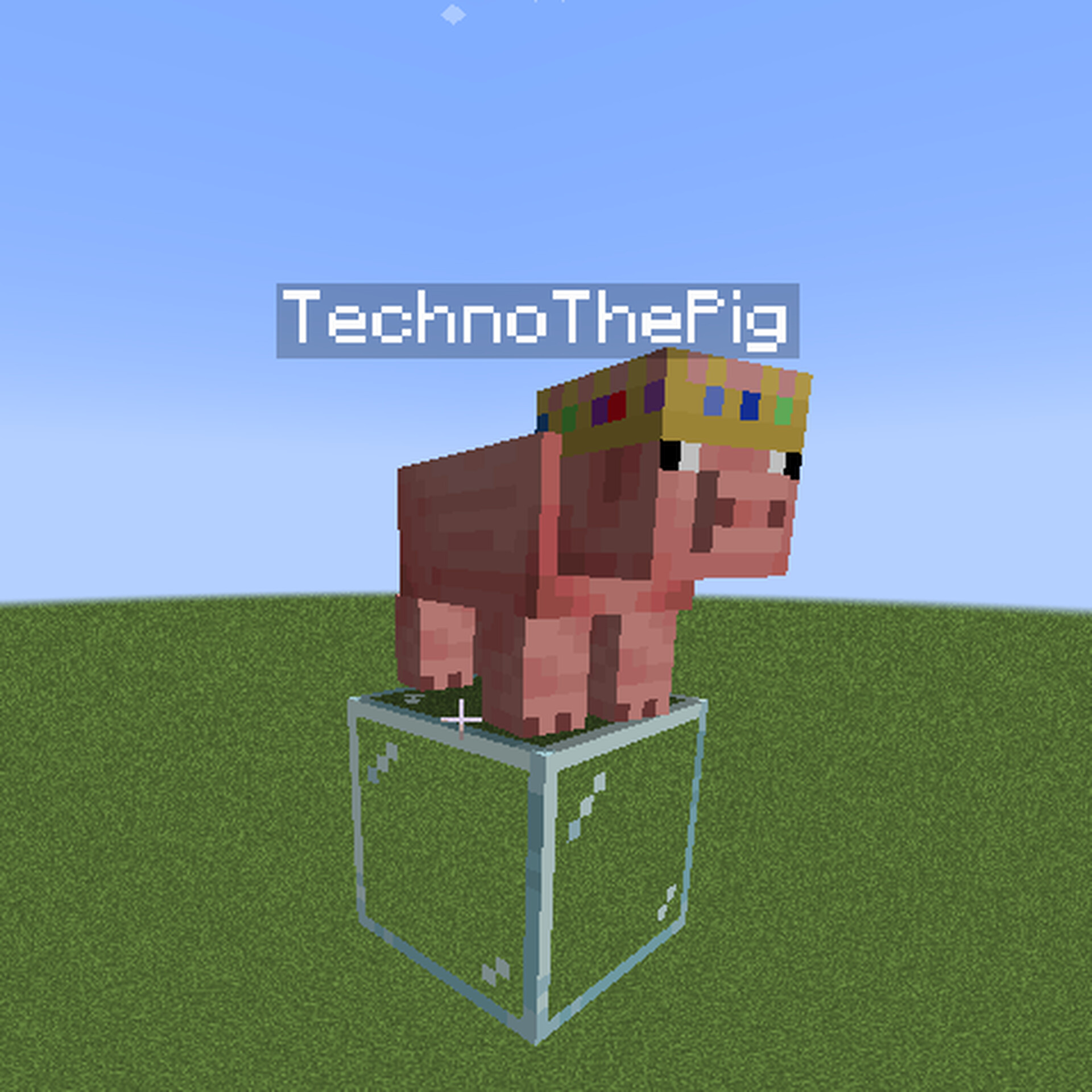 Technoblade Pig Texture Pack (Name Dependent) Minecraft Texture Pack