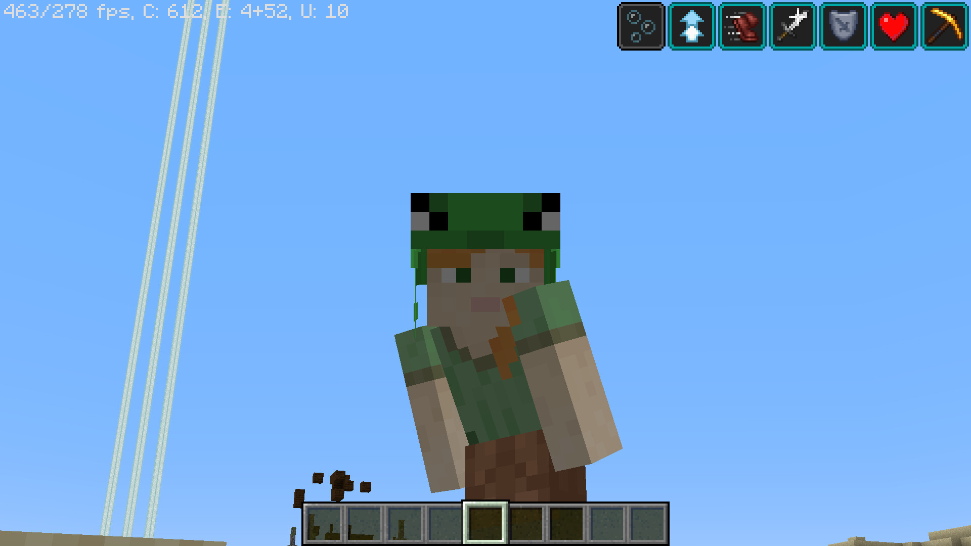 Froggy Helmet Minecraft Texture Pack