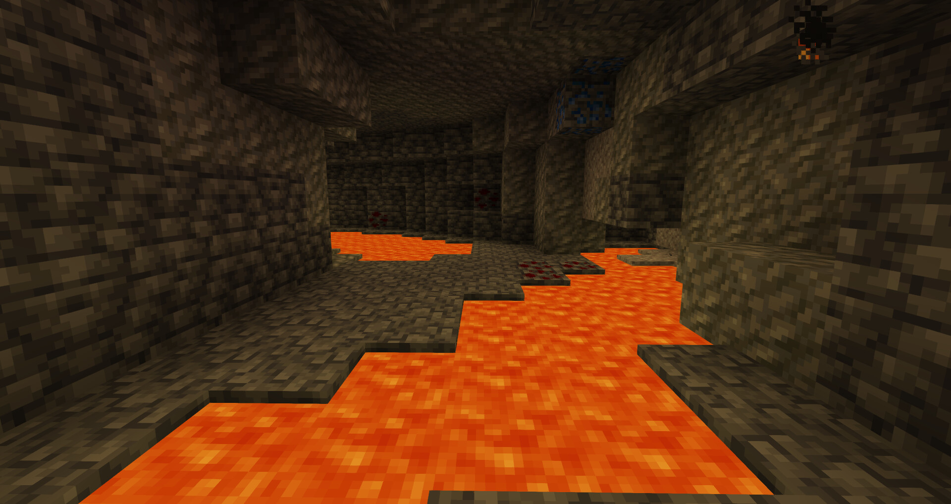 Inactive and Active Redstone Ore Minecraft Texture Pack