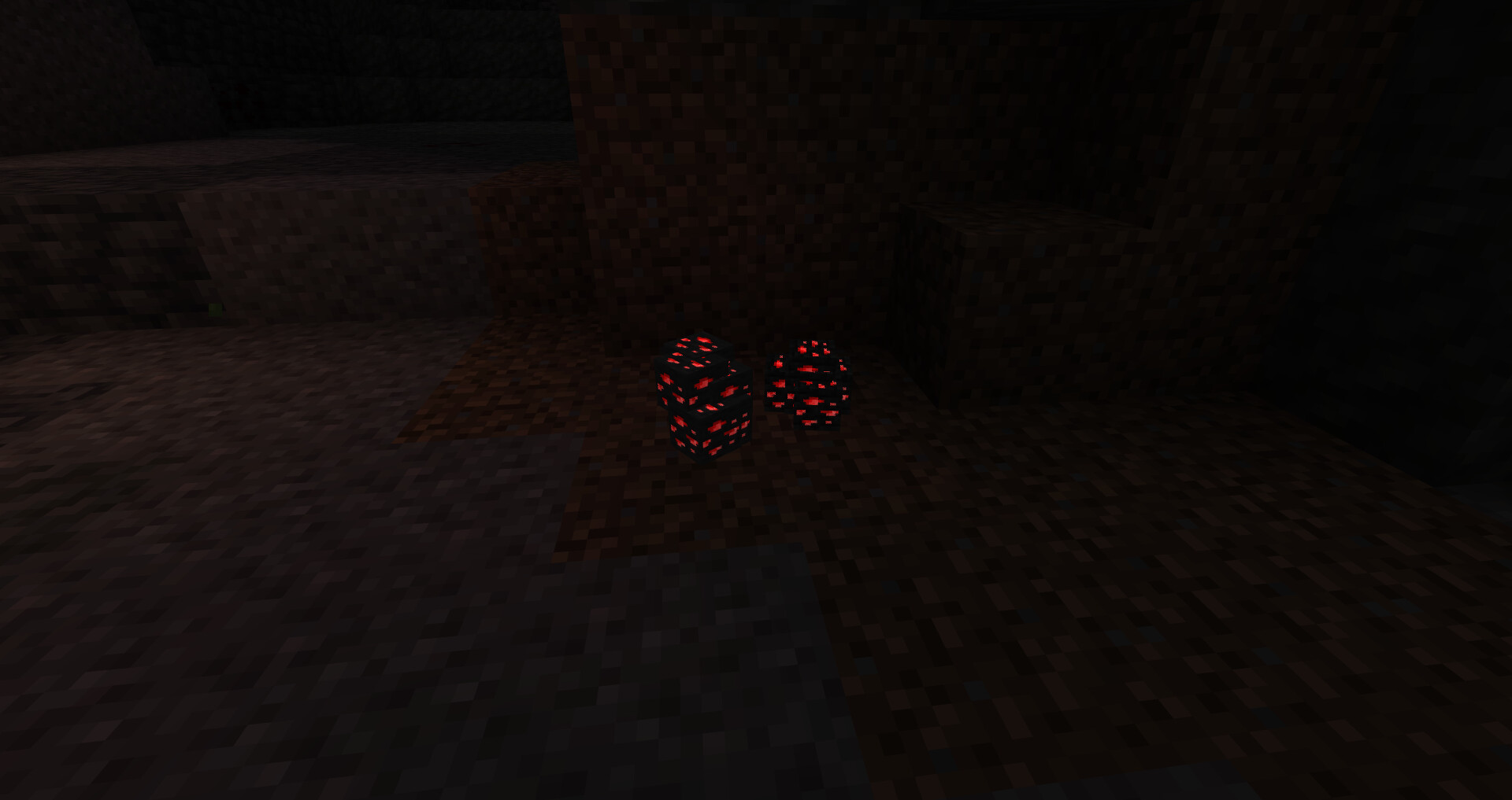 Inactive and Active Redstone Ore Minecraft Texture Pack