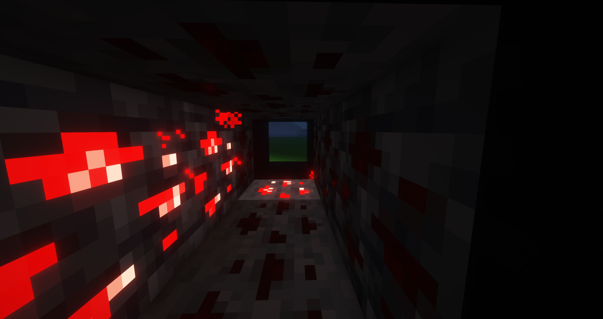 Inactive and Active Redstone Ore Minecraft Texture Pack