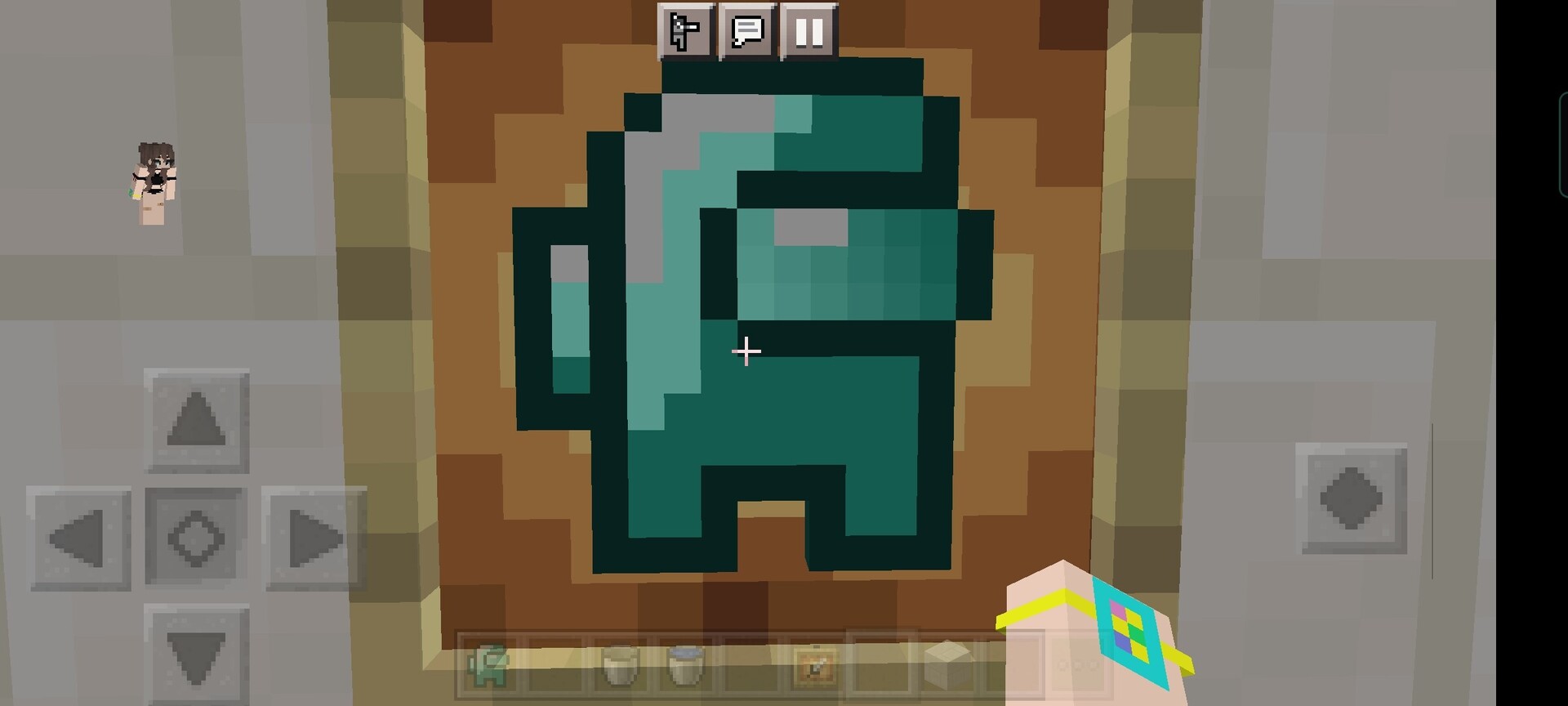 Among Us totem the sus diamond Minecraft Texture Pack
