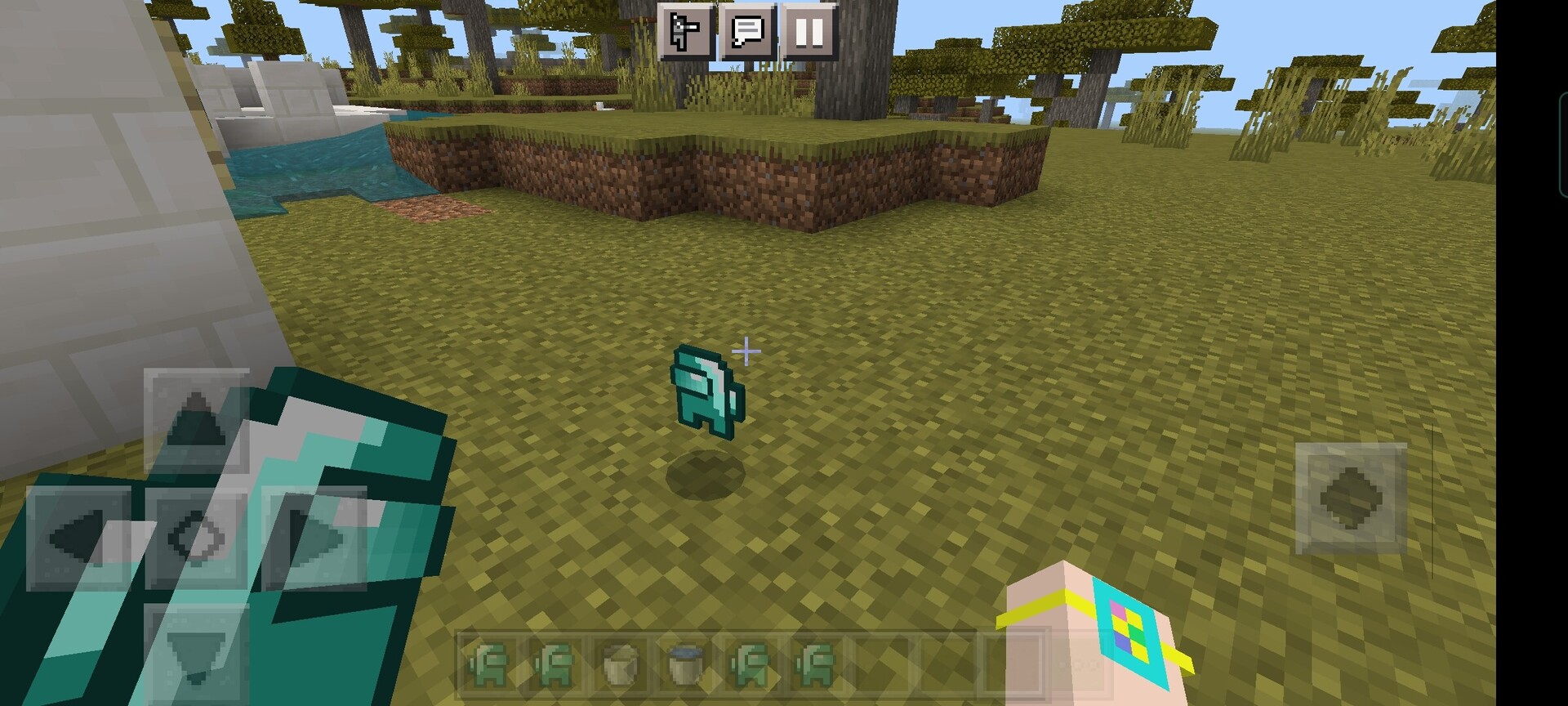 Among Us totem the sus diamond Minecraft Texture Pack
