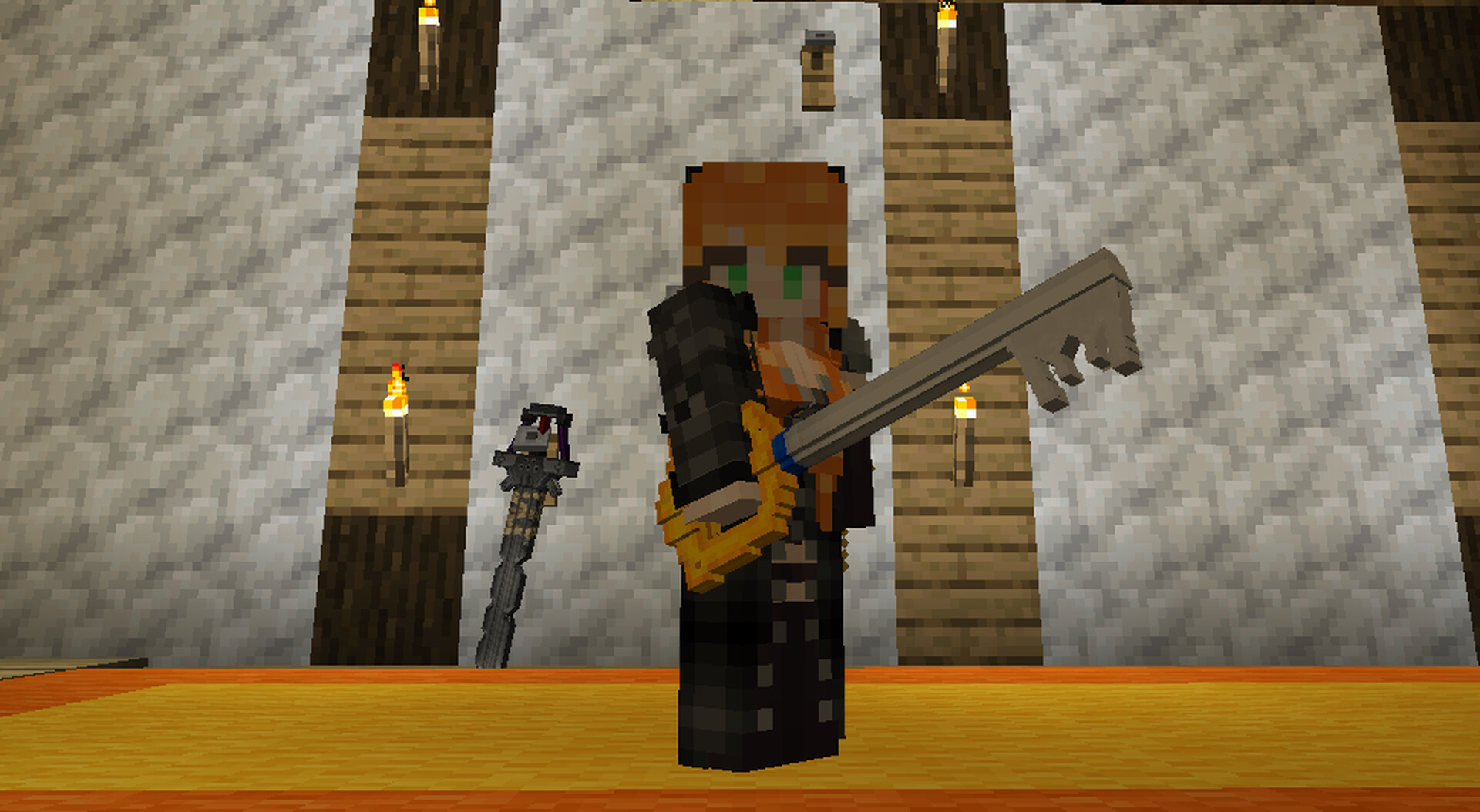 Kingdom Key CIT Version Minecraft Texture Pack