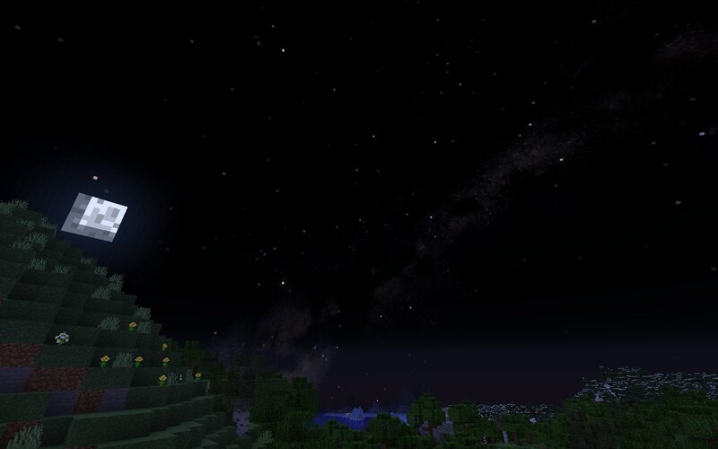 Milky Way & Twinkling Stars Resource Pack [1.15 - 1.19+] [OptiFine ...