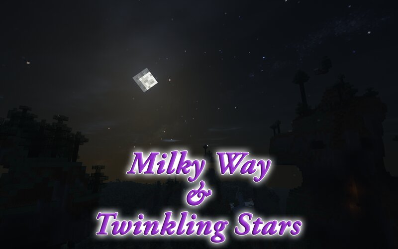 Milky Way & Twinkling Stars Resource Pack [1.15 - 1.19+] [OptiFine ...