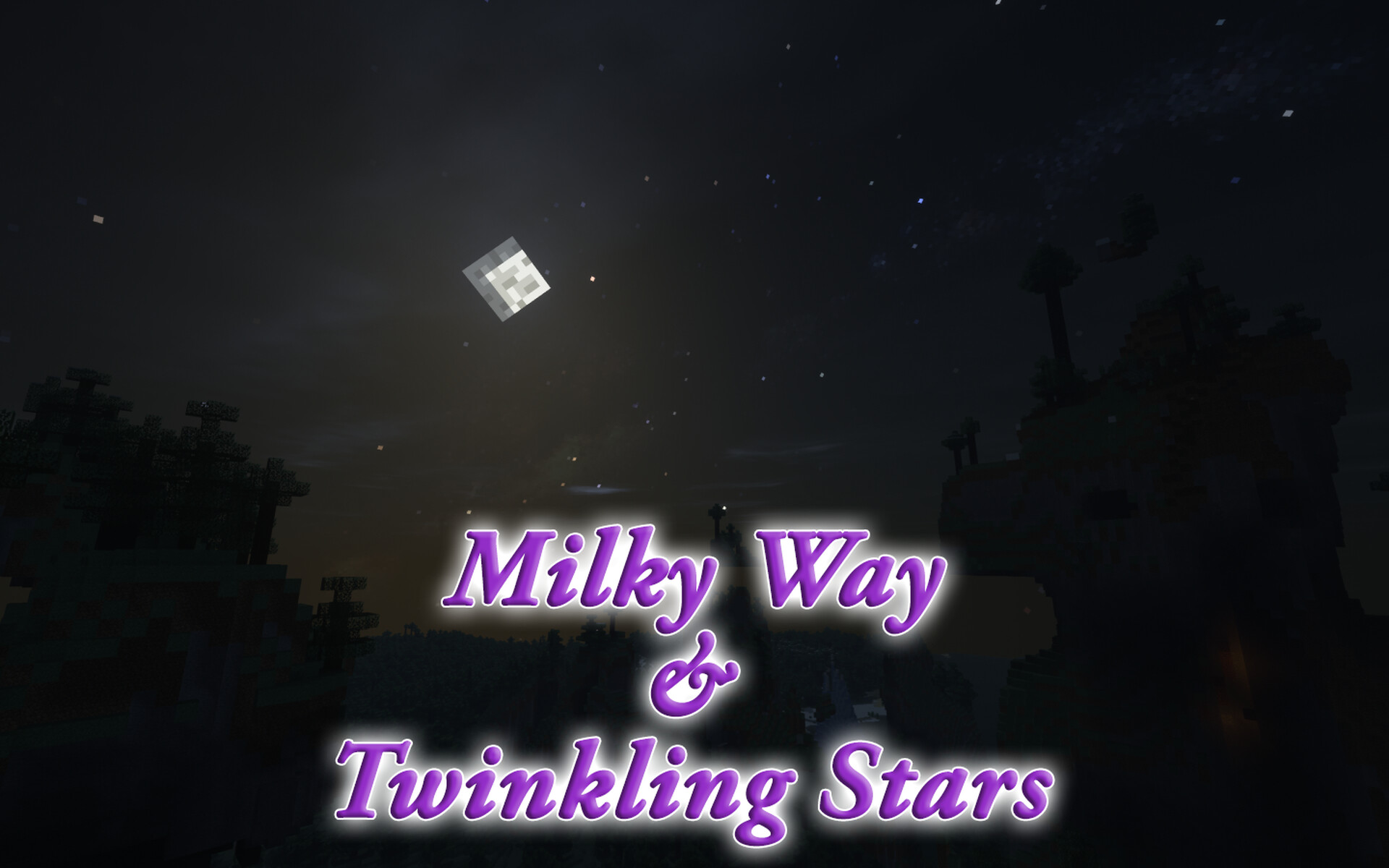 Milky Way & Twinkling Stars Resource Pack [1.15 - 1.19+] [OptiFine ...