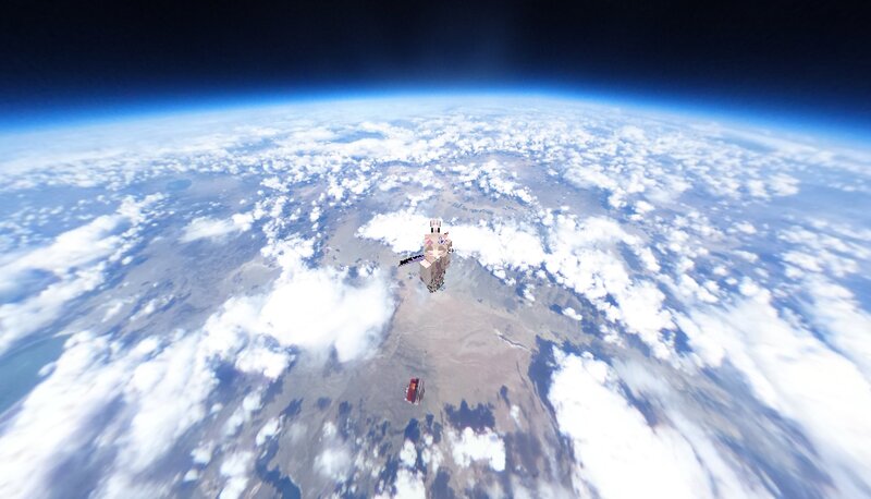 Earth Sky Overlay for skywars/bedwars Minecraft Texture Pack