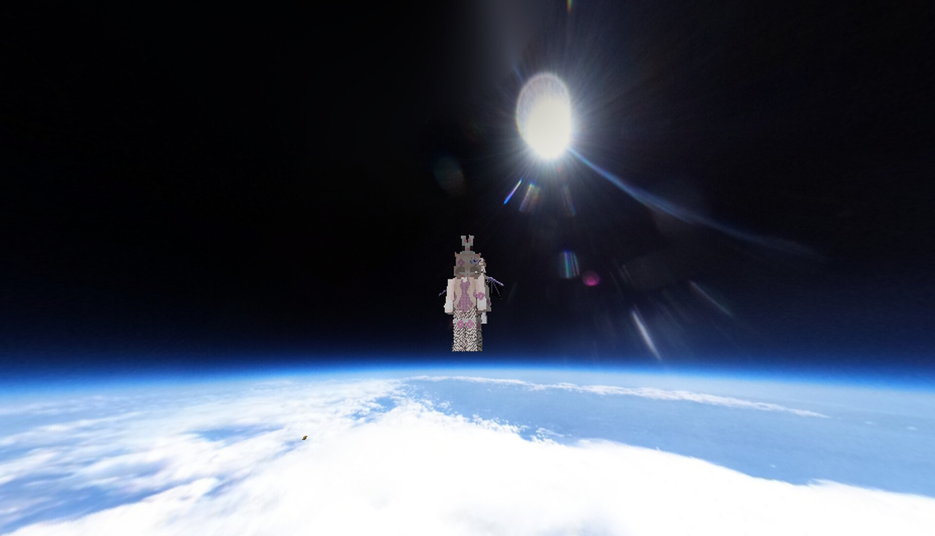 Earth Sky Overlay for skywars/bedwars Minecraft Texture Pack