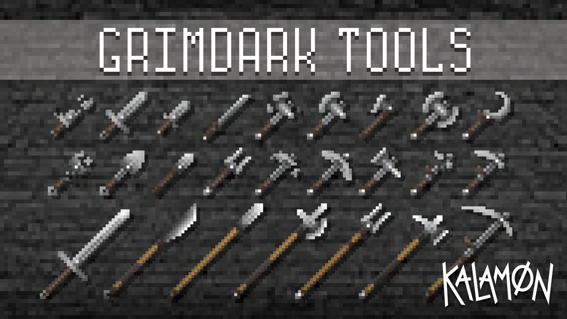 Kal's Grimdark Tools [Java 1.17.1] Minecraft Texture Pack