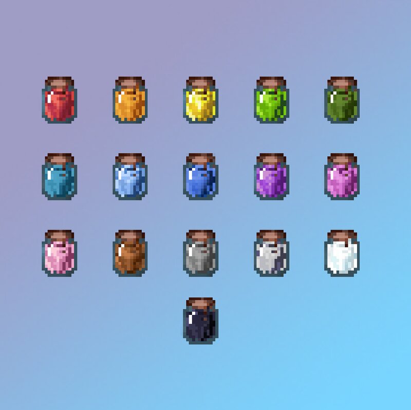 Bottled dye Minecraft Texture Pack