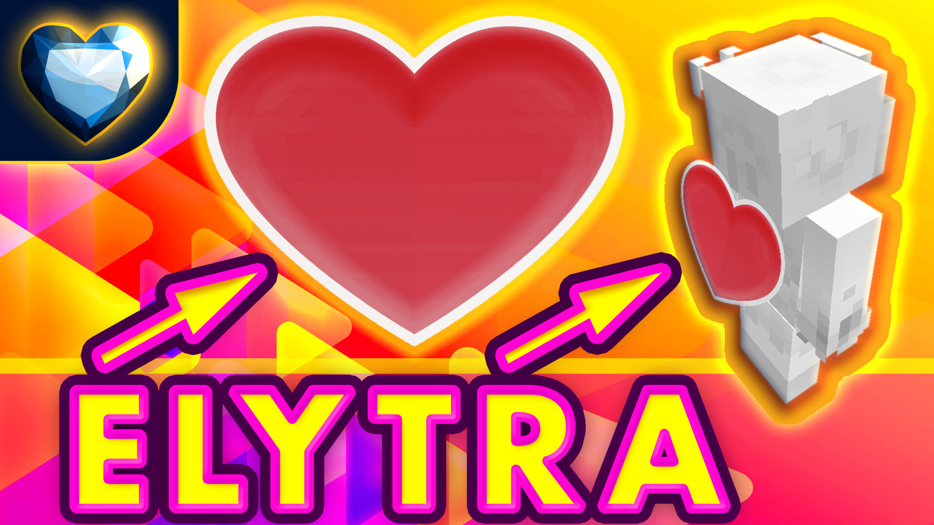 ELYTRA HEART SHAPE | NO MODS NO OPTIFINE | [1.18.x-1.13.x] | Elytra ...