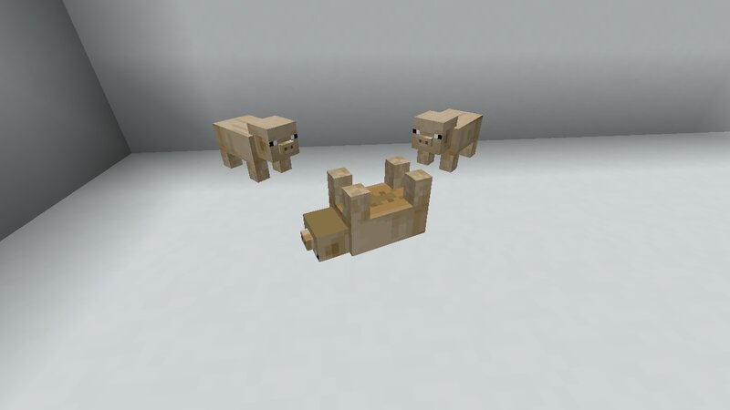 Cooked porkchop to pig Minecraft Texture Pack