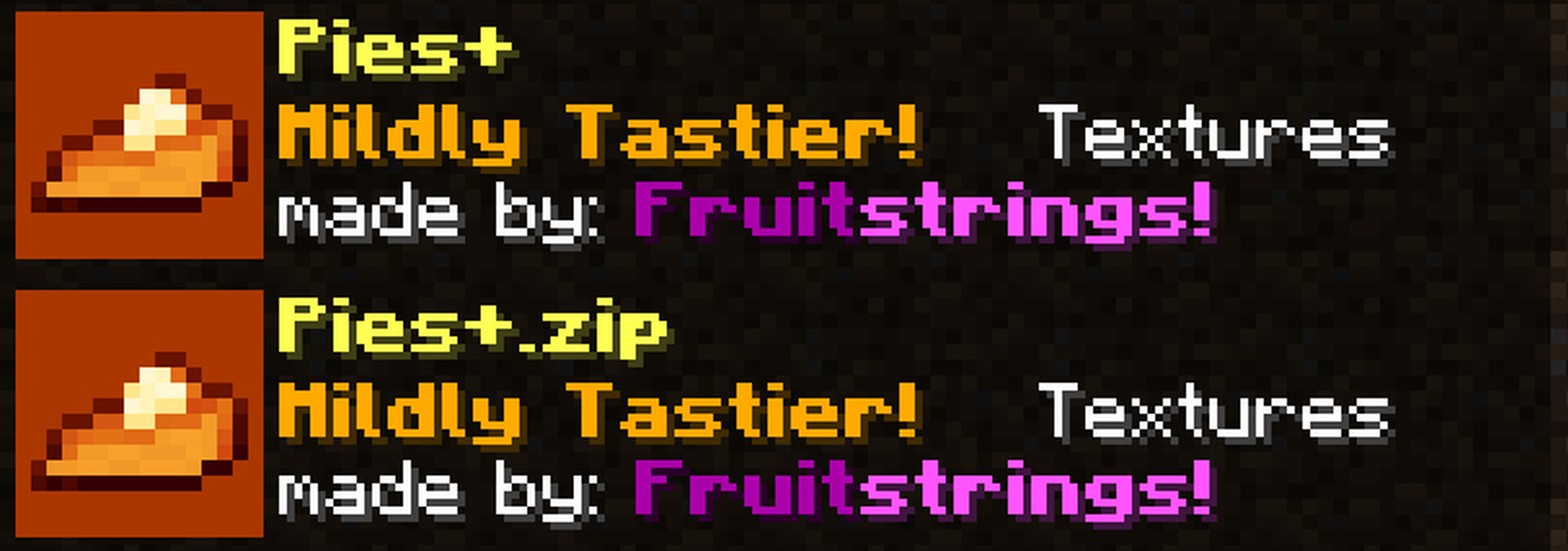 Pies+ Minecraft Texture Pack