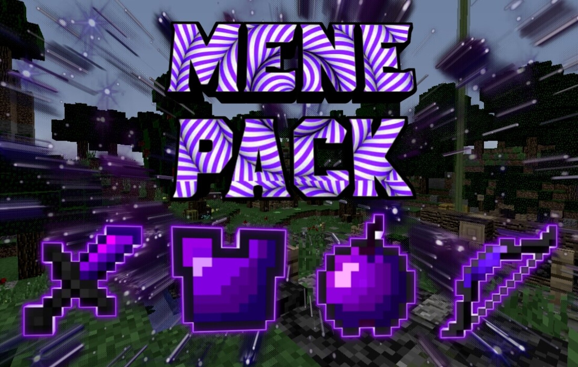 Mene Pack (Purple texture for Bed/Skywars) Minecraft Texture Pack