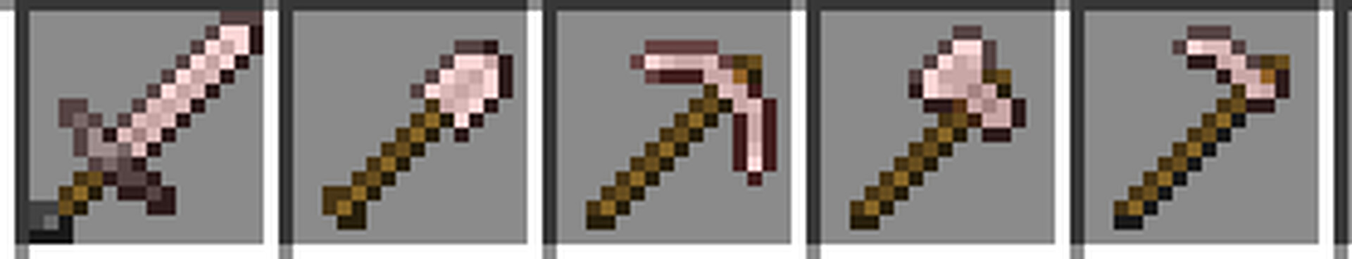 pink iron tools !! Minecraft Texture Pack