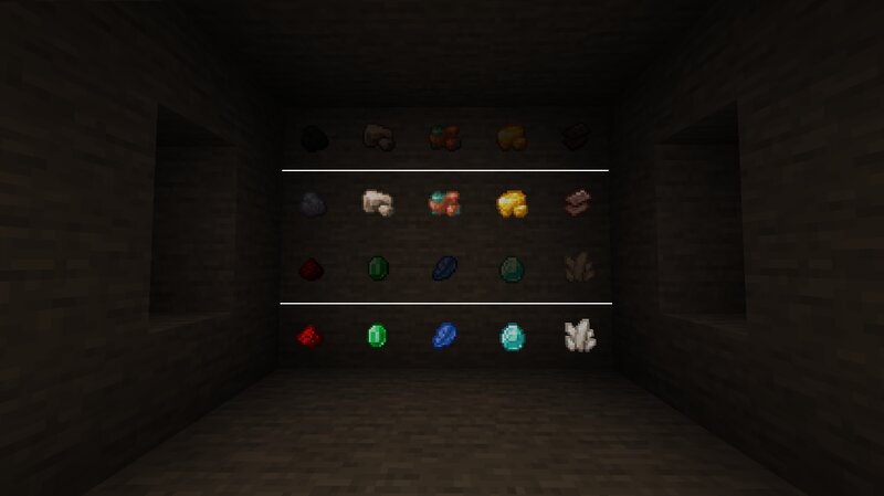 Glow In The Dark Ores Minecraft Texture Pack