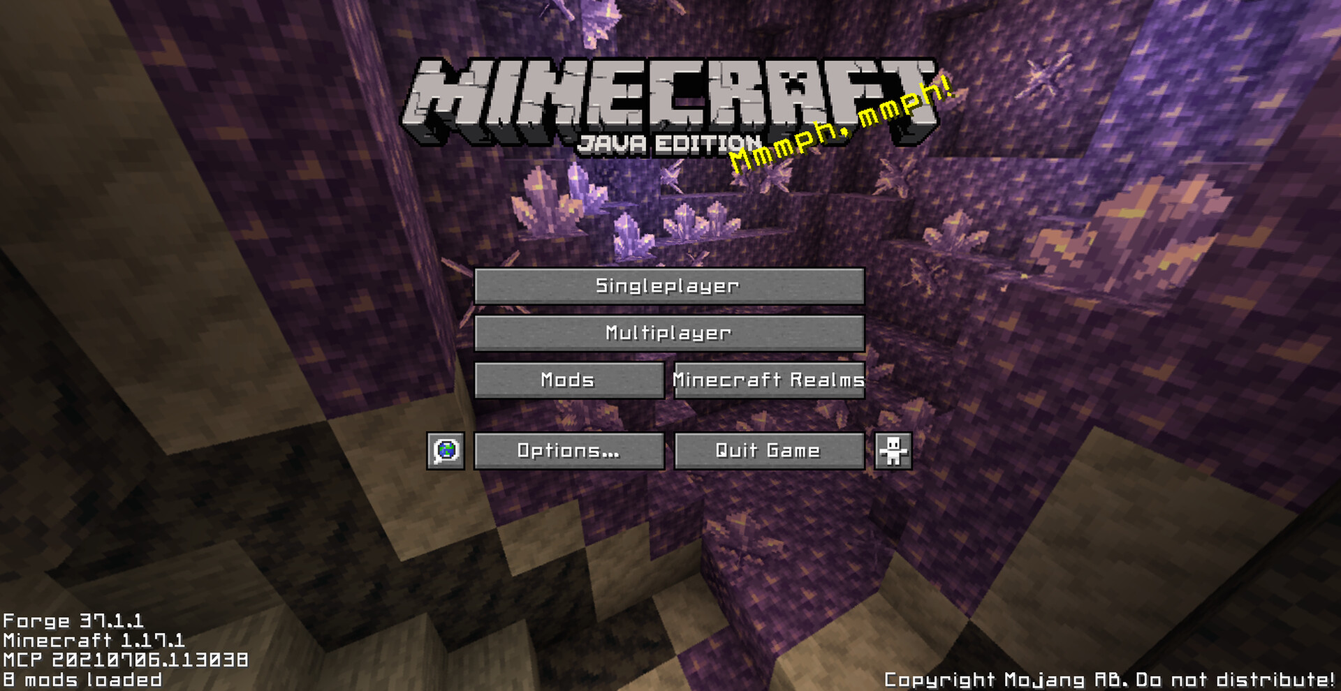 Rainbow XP bar + Hardcore health bar Minecraft Texture Pack