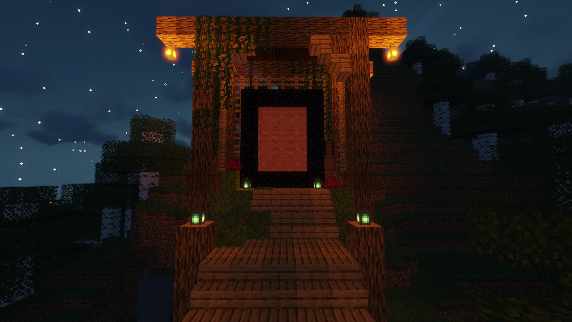 Pastel Pink Nether Portal Minecraft Texture Pack