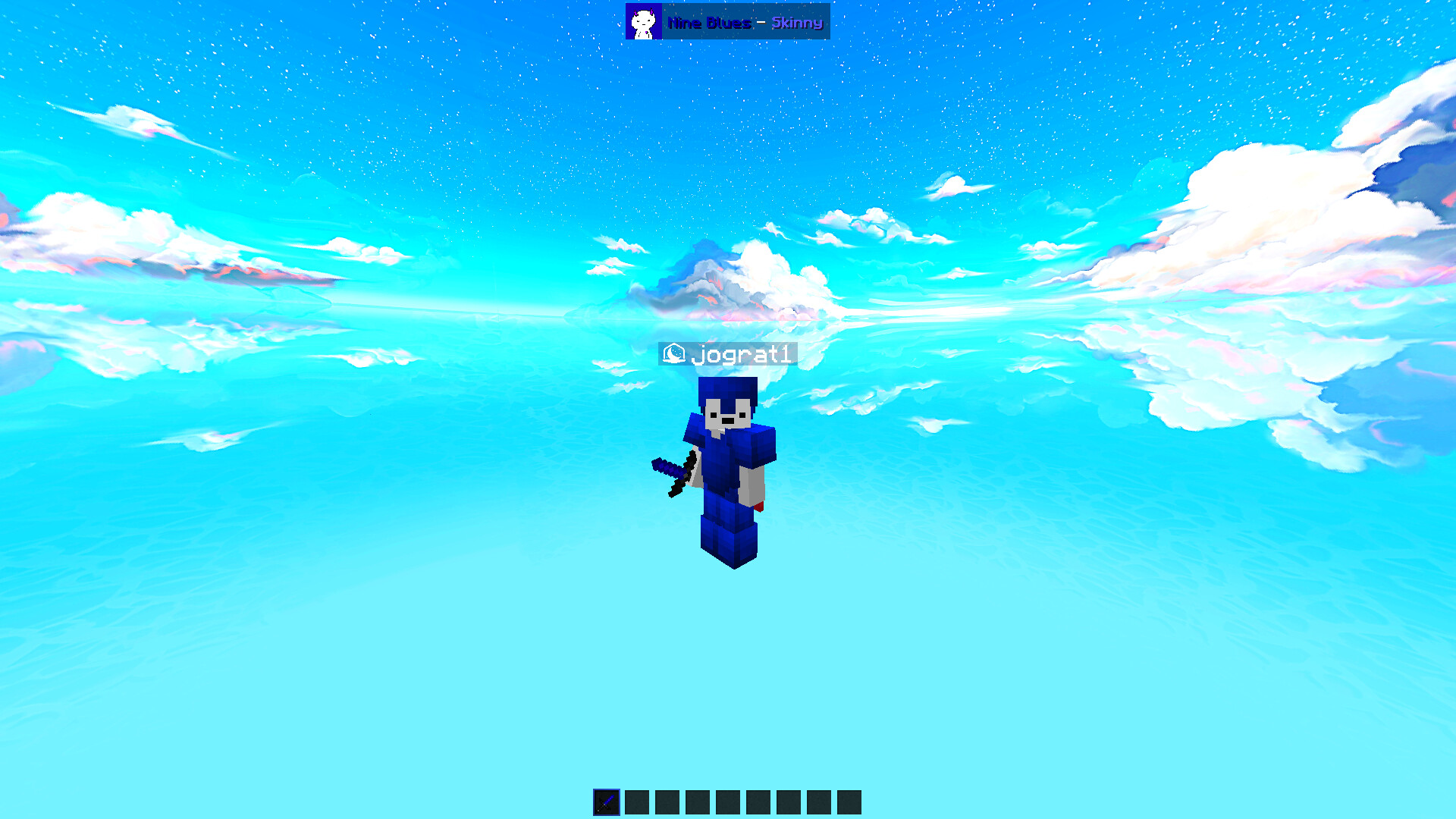 Nine Blues 16x PvP Texture Pack Minecraft Texture Pack