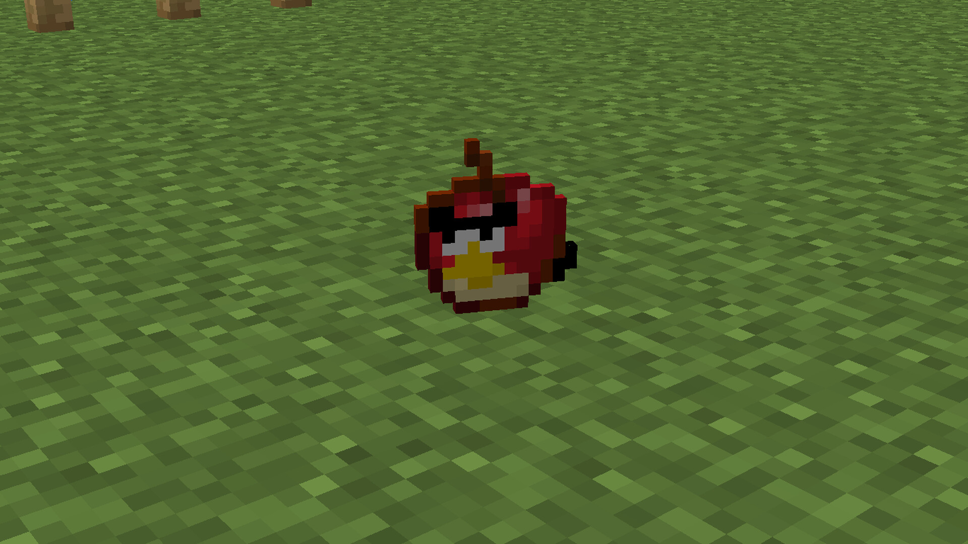 minecraft apple becomes red from angry birds Minecraft Texture Pack