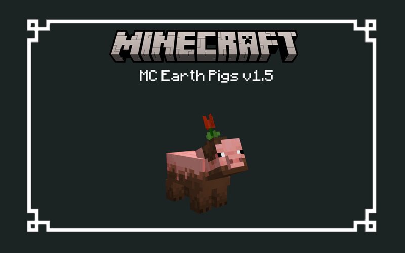 Minecraft Earth Pigs v1.5 ( +Technoblade Tribute and Many More ...