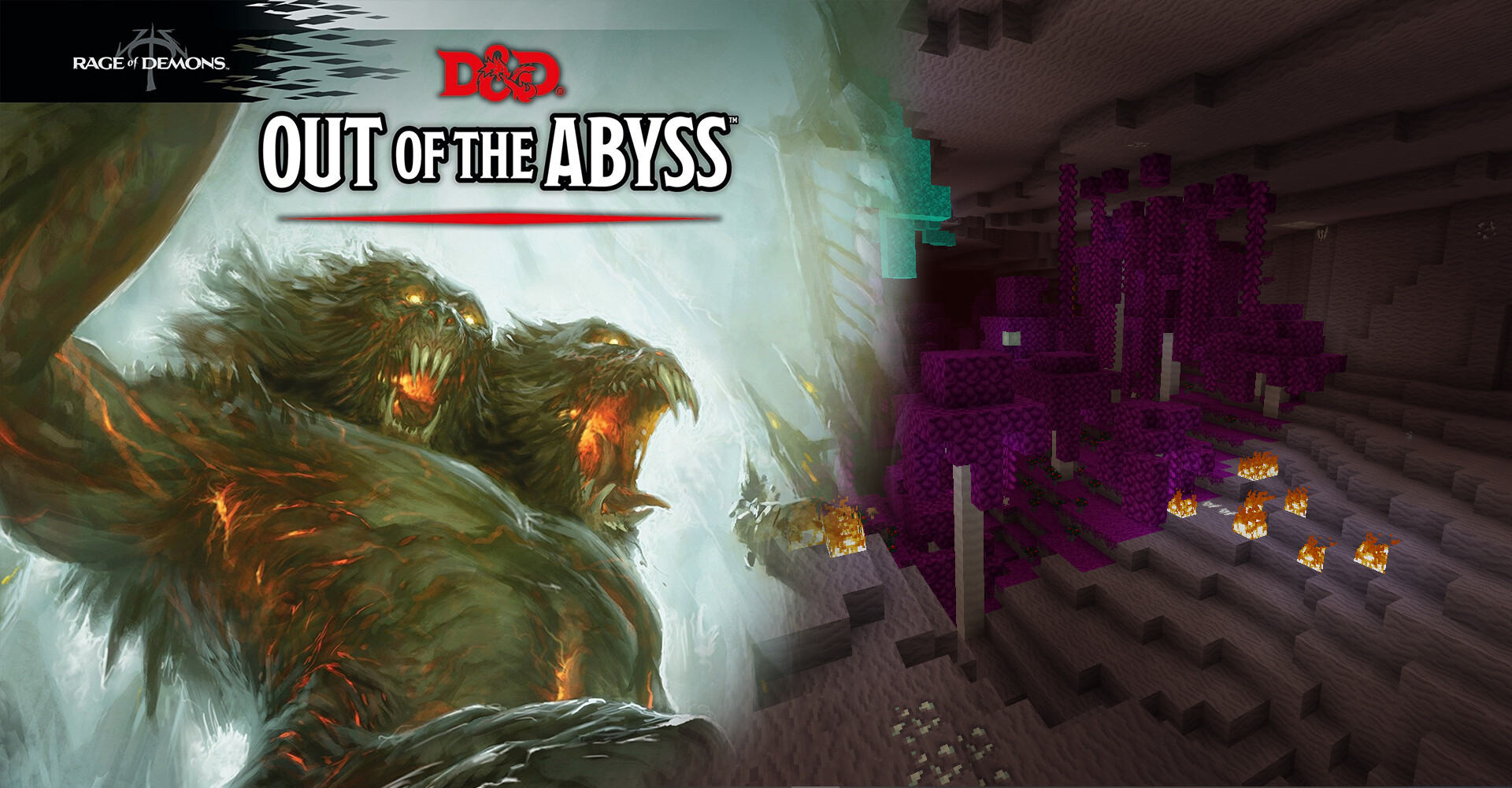 D&D Out of the Abyss (Nether to The Underdark) Minecraft Texture Pack