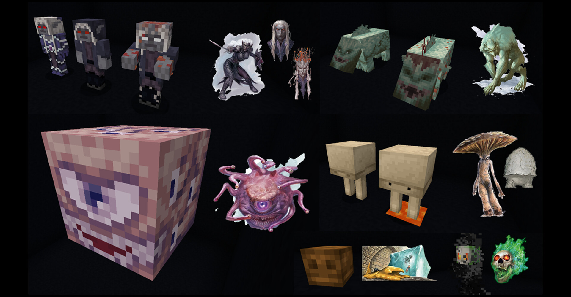 D&D Out of the Abyss (Nether to The Underdark) Minecraft Texture Pack