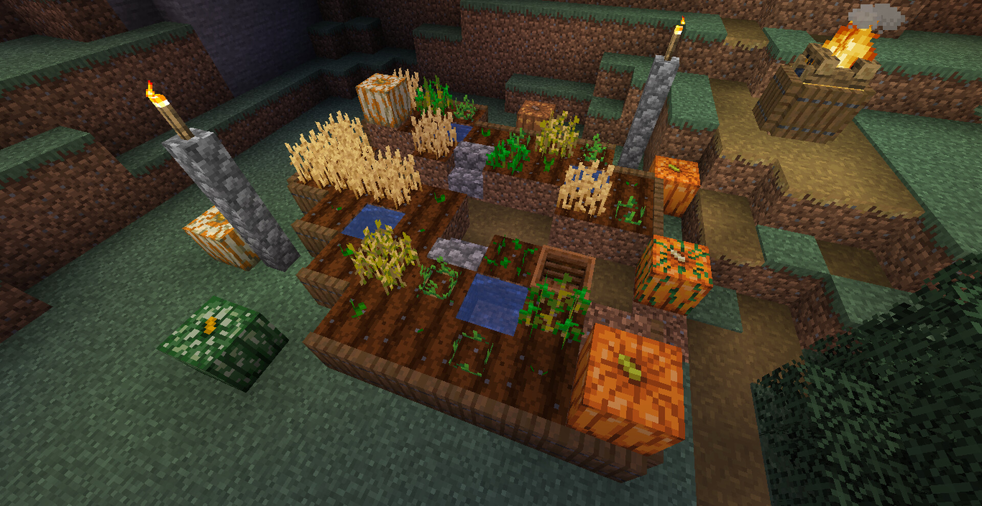 Colorful Pumpkins & Watermelons! Pack Minecraft Texture Pack