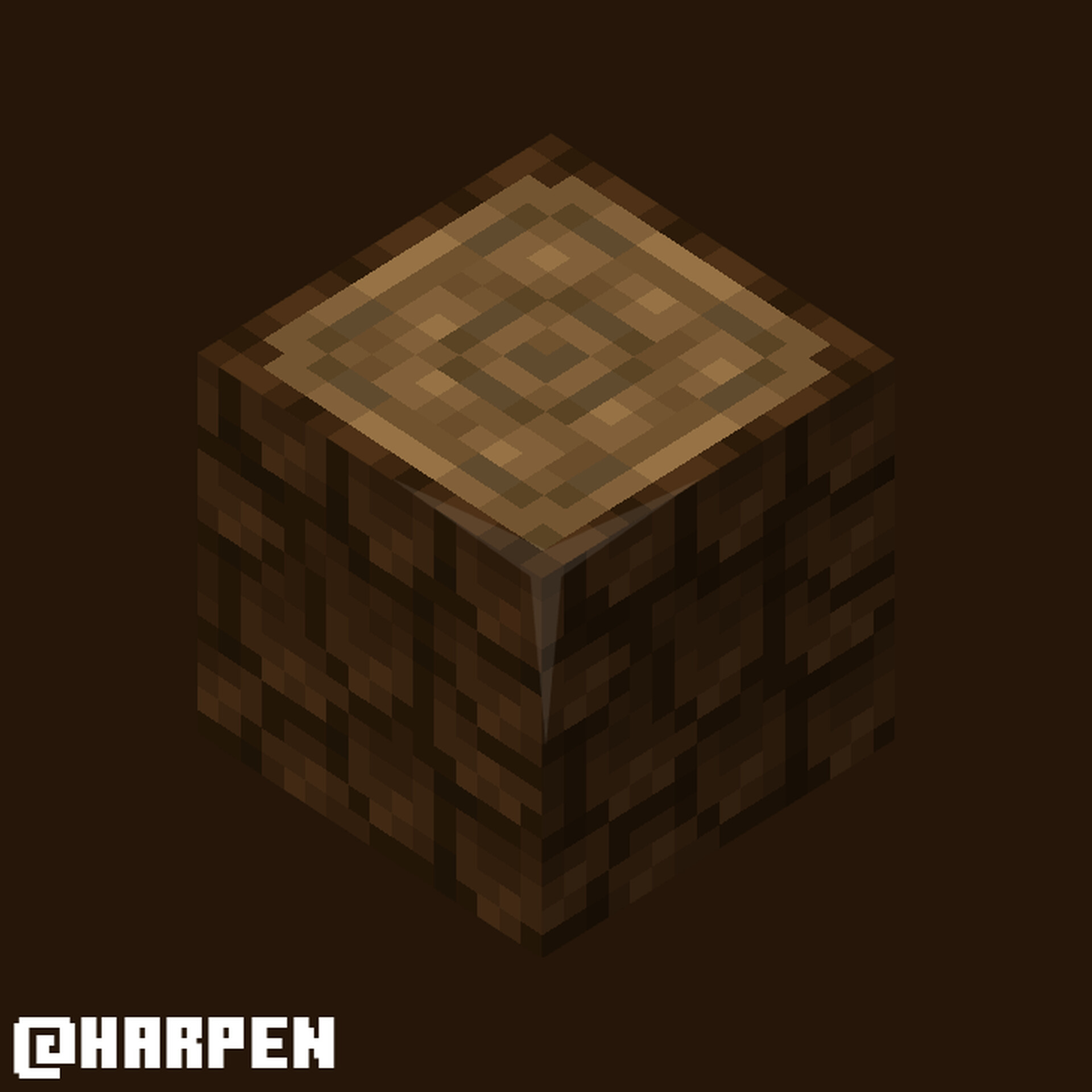 Spruce-log Minecraft Texture Pack
