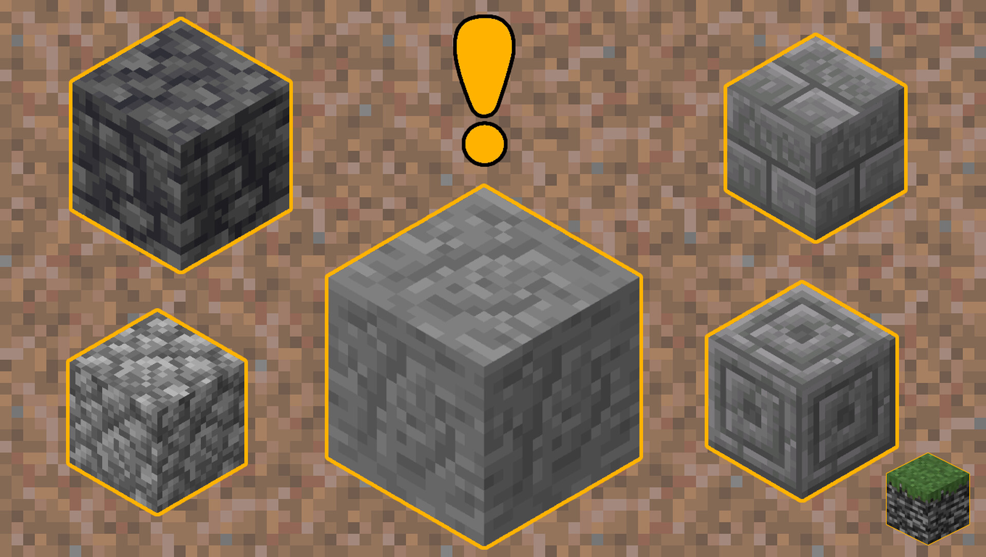 Infested Stone Hint | Bedrock Tweaks Minecraft Texture Pack