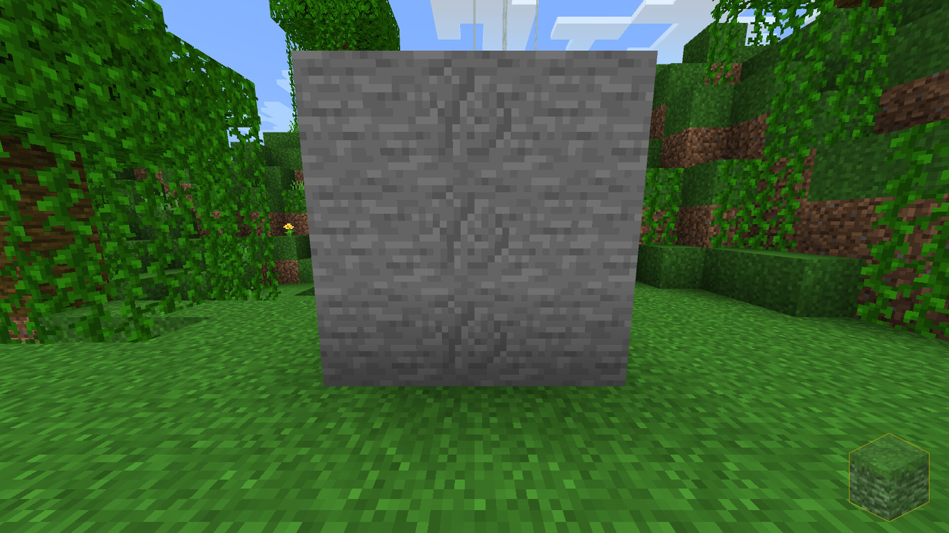 Infested Stone Hint | Bedrock Tweaks Minecraft Texture Pack