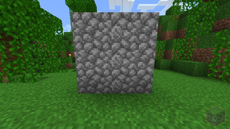 Infested Stone Hint | Bedrock Tweaks Minecraft Texture Pack