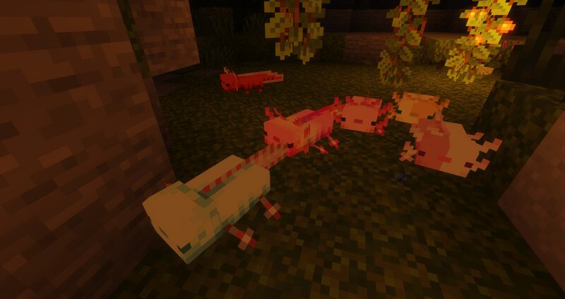 Maximum Axolotls Minecraft Texture Pack