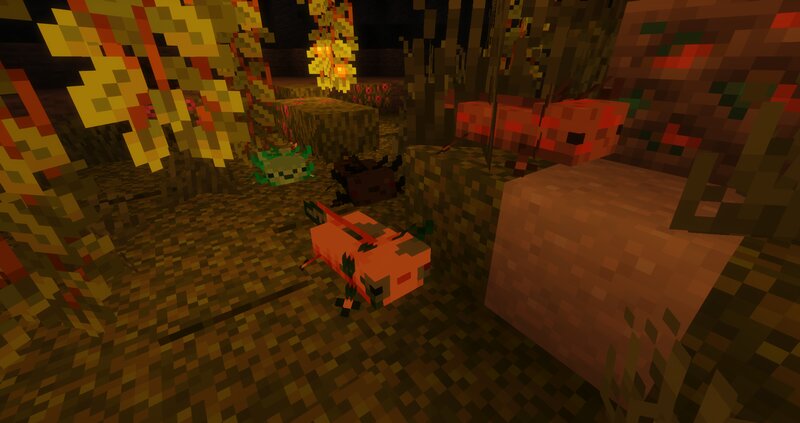 Maximum Axolotls Minecraft Texture Pack