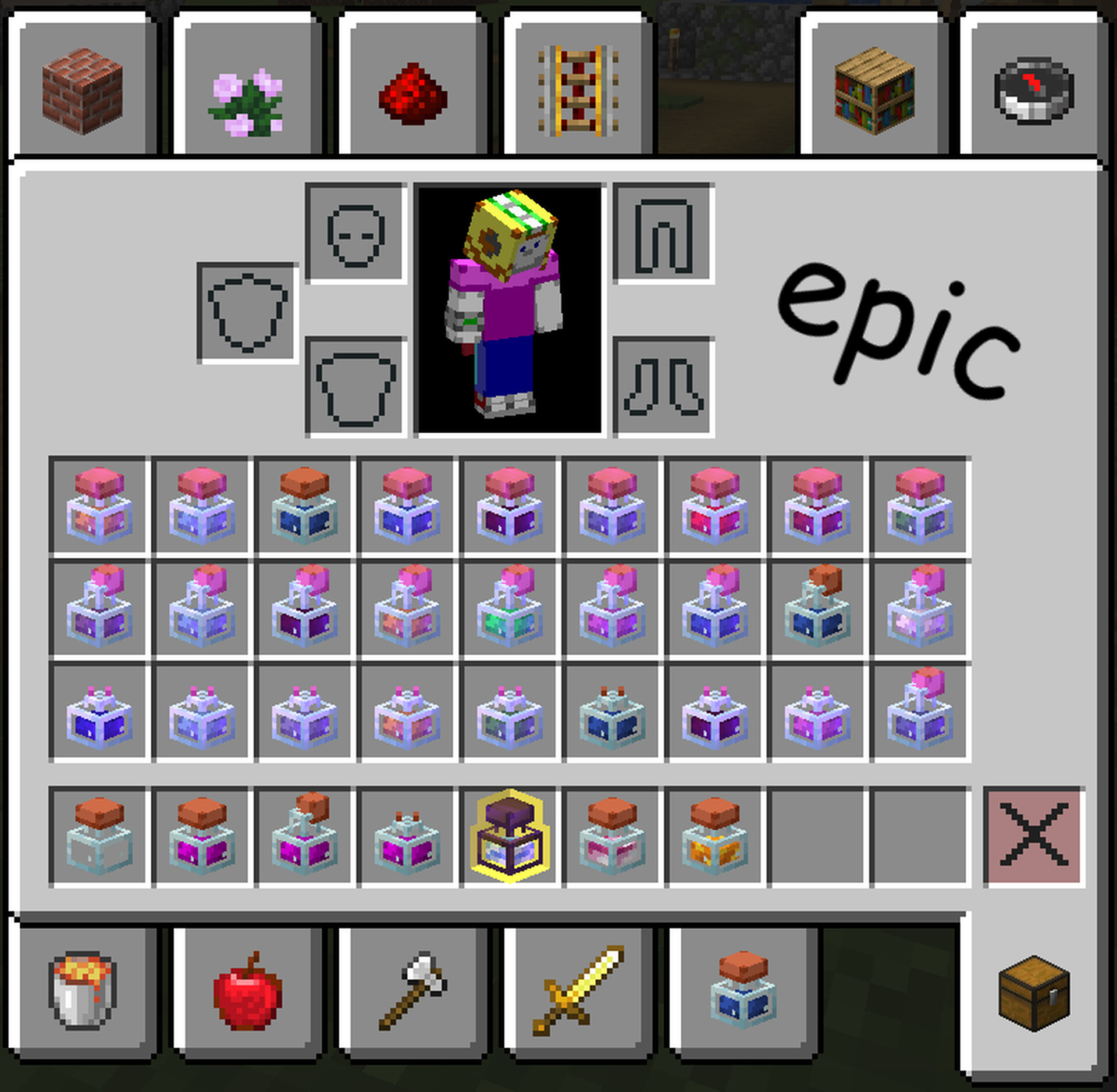 3D Bottles Minecraft Texture Pack