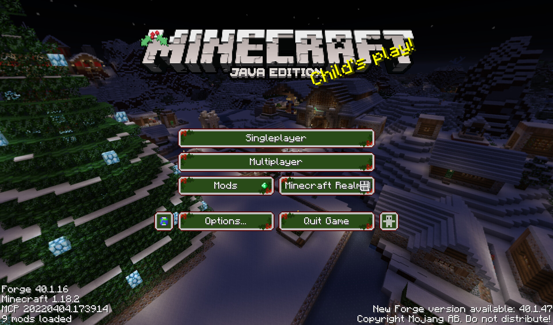 Festive Resourcepack BETA | Java 1.18 [WIP] Minecraft Texture Pack