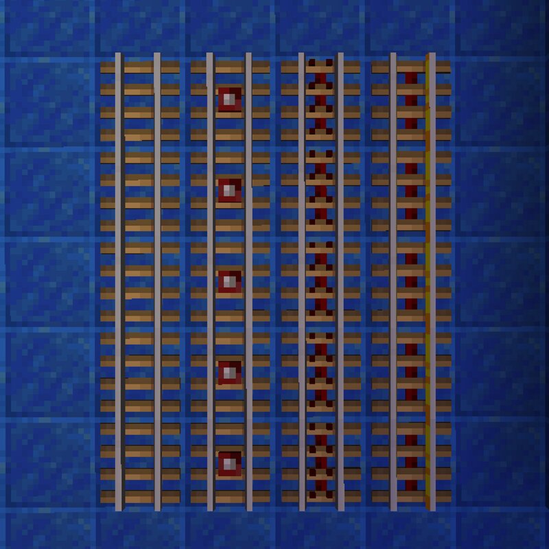 3D RAILS - SMALL Minecraft Texture Pack