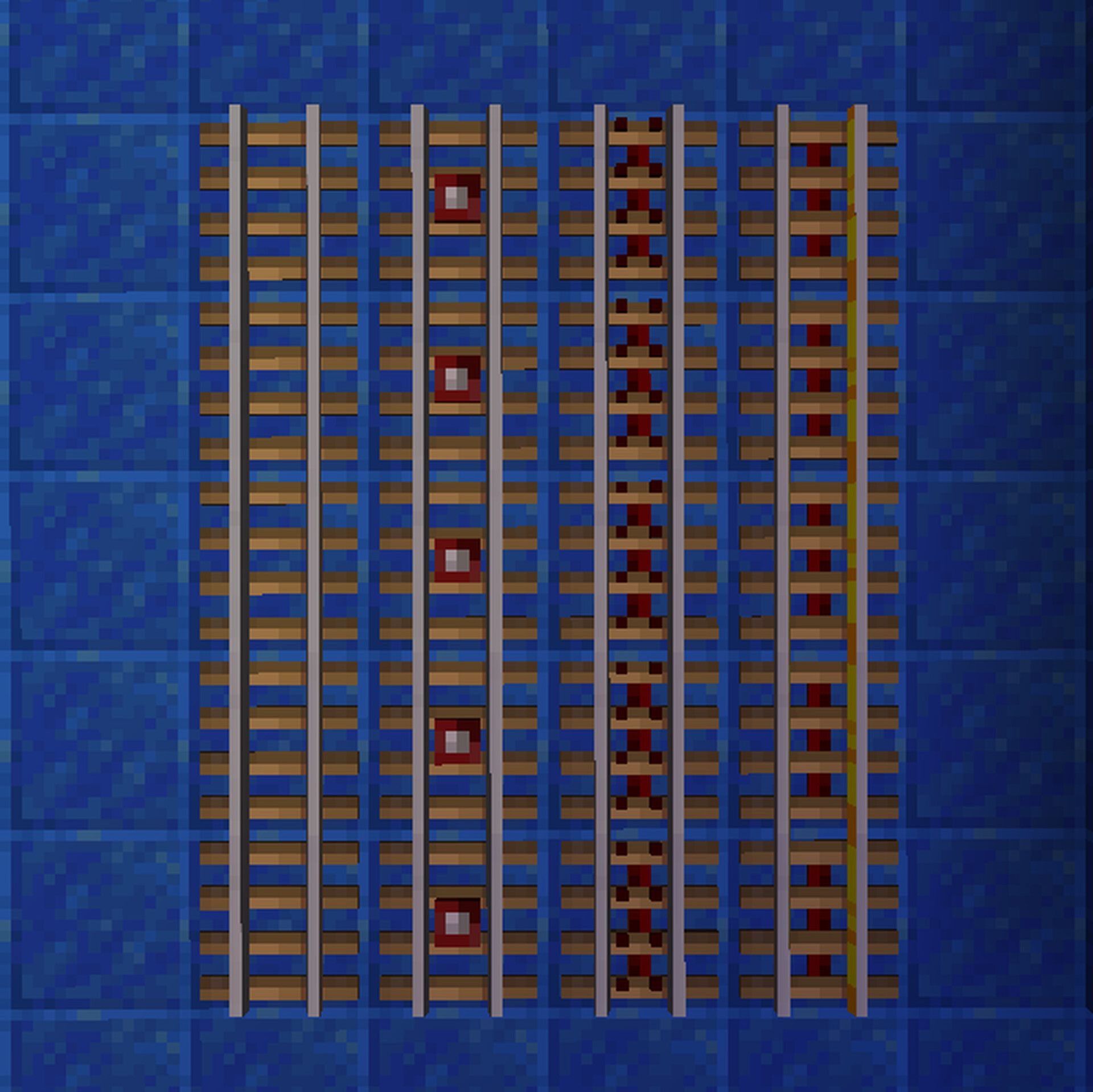 3D RAILS - SMALL Minecraft Texture Pack