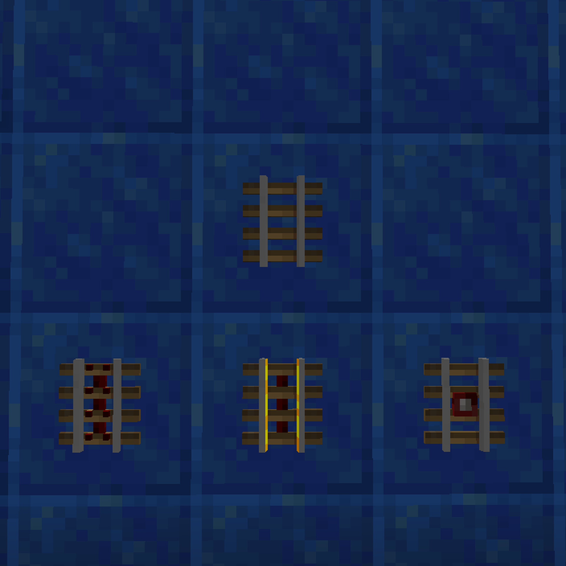 3D RAILS - SMALL Minecraft Texture Pack