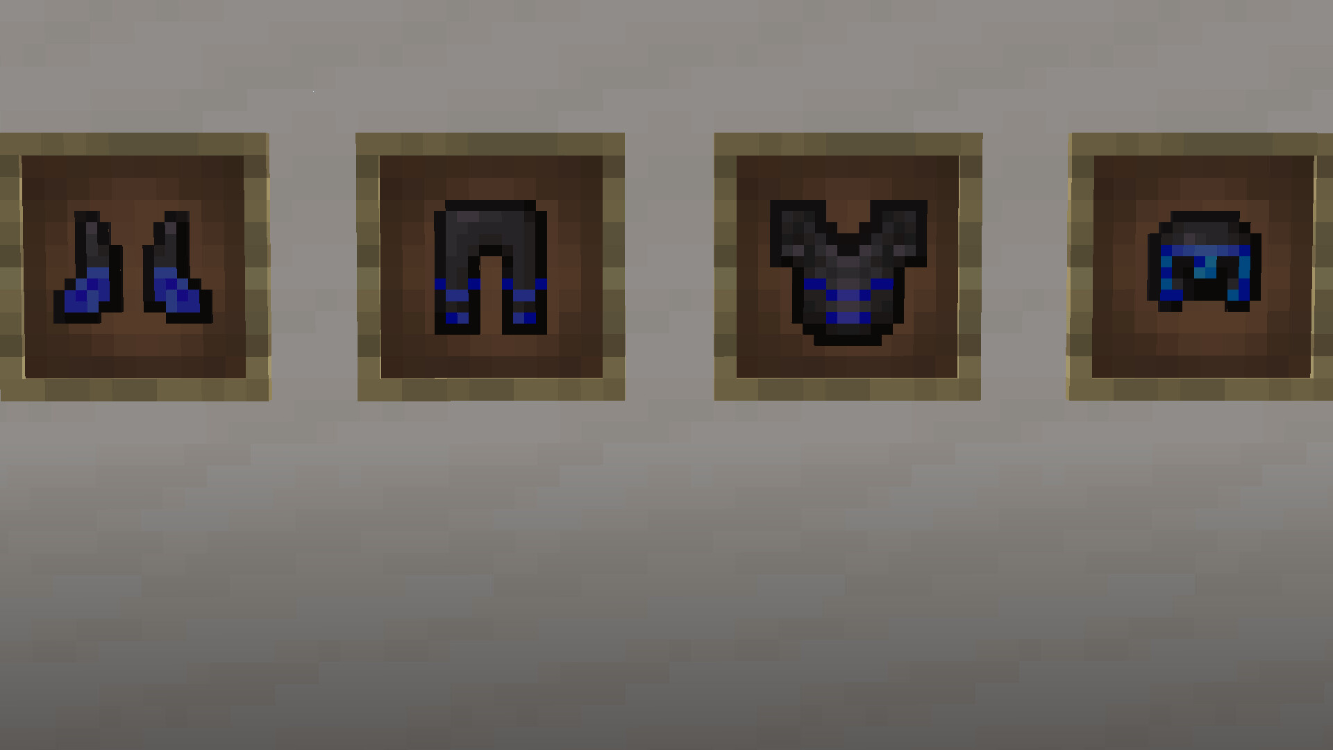 Gilded Netherite Armor (Blue Edit) Minecraft Texture Pack