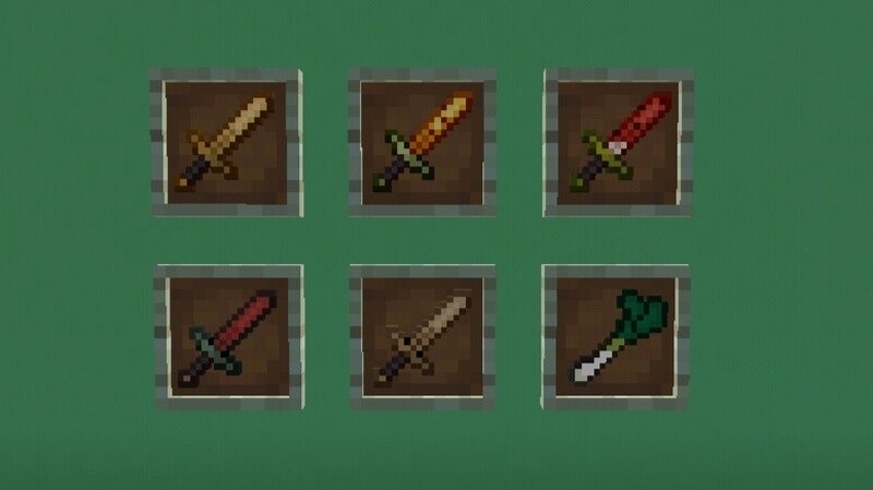 Inedible swords | Java Edition Minecraft Texture Pack