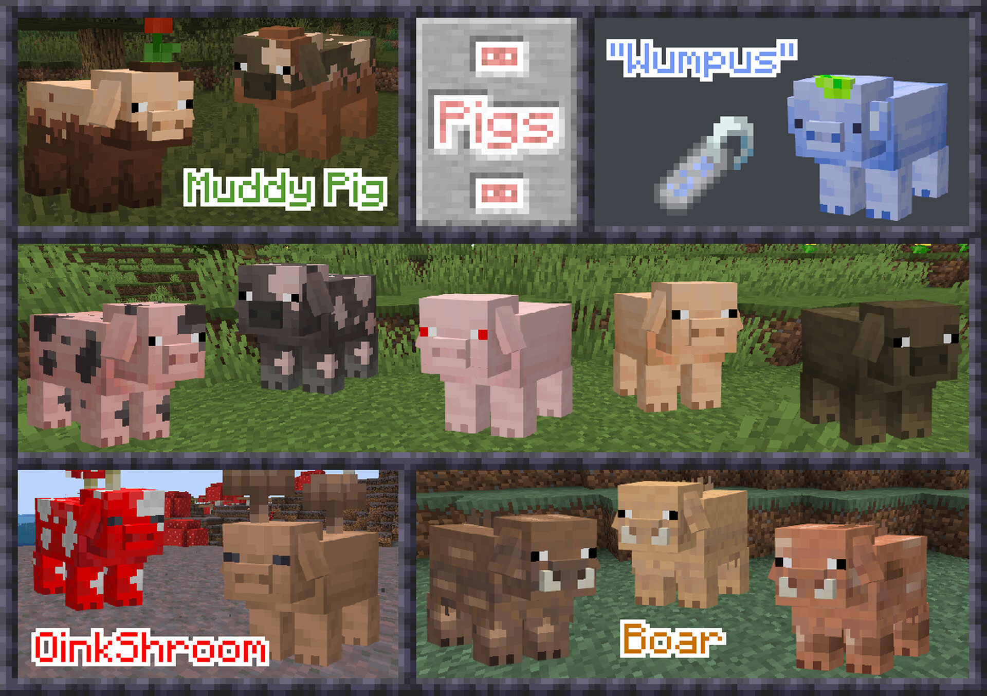 Cyber's Realistic-ish Mobs Minecraft Texture Pack